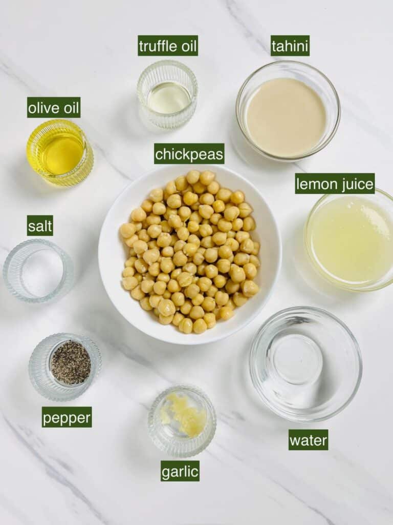 Easy Truffle Hummus