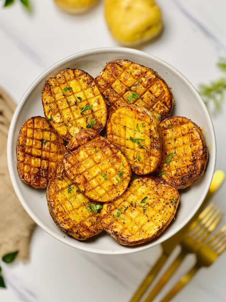 Air Fryer Criss Cross Potatoes