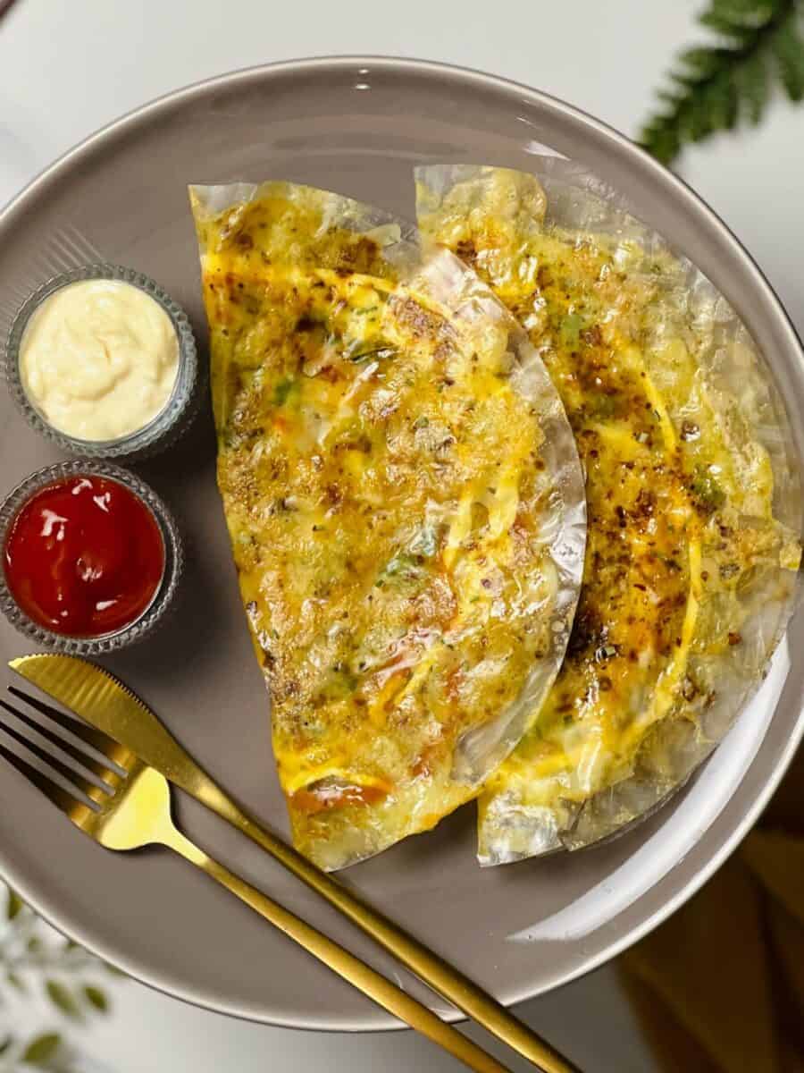 Rice Paper Omelette