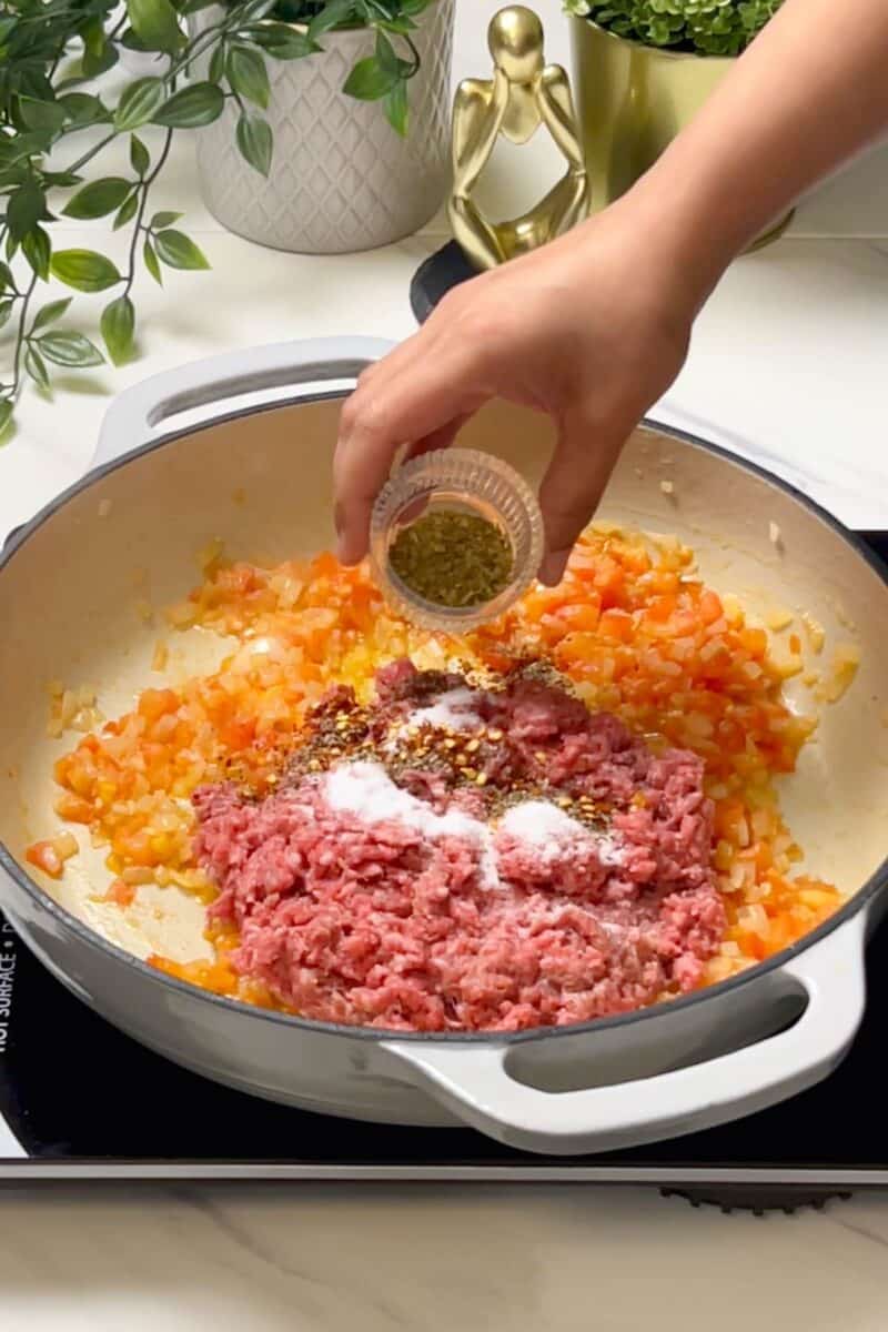 Ground Beef Risotto